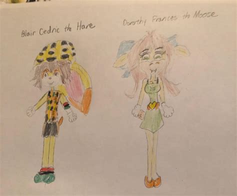 Blair The Hare And Dorothy The Moose By Amphitrite7 On Deviantart