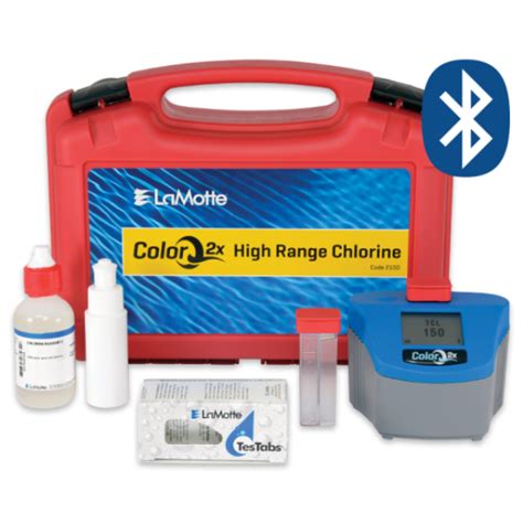 Lamotte Colorq 2x High Range Chlorine Test Kit 2100