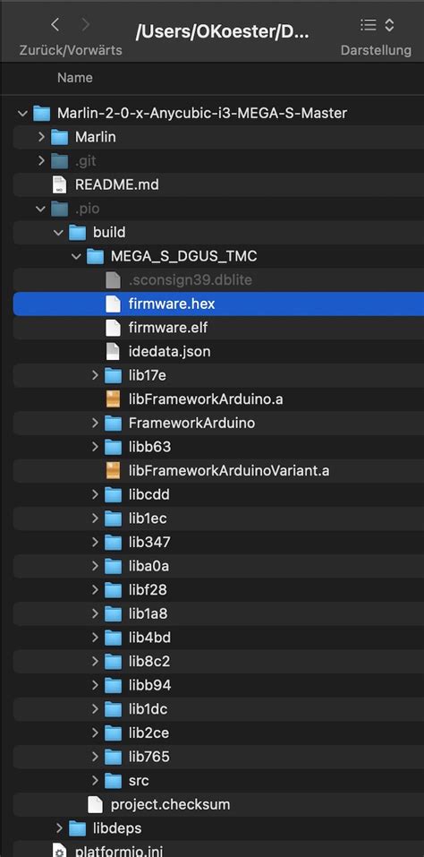 Howto Firmware Mit PlatformIO Selbst Kompilieren Knutwurst Marlin X Anycubic I MEGA S