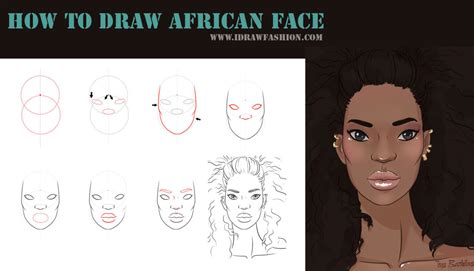 How To Draw A Face Black Girl