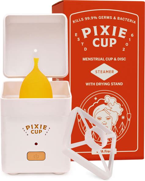 Pixie Menstrual Cup Steamer Sterilizer 30 All New Drying