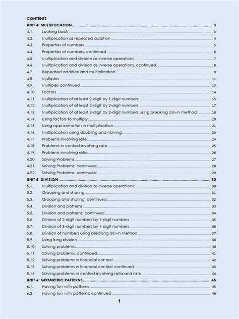 2025 English Grade 4 Mathematics Term 2 Worksheet Pdf