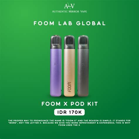 Jual Foom X Pod Kit By Foom Lab Global Ps Shopee Indonesia