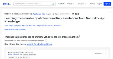 Learning Transferable Spatiotemporal Representations From Natural Script Knowledge