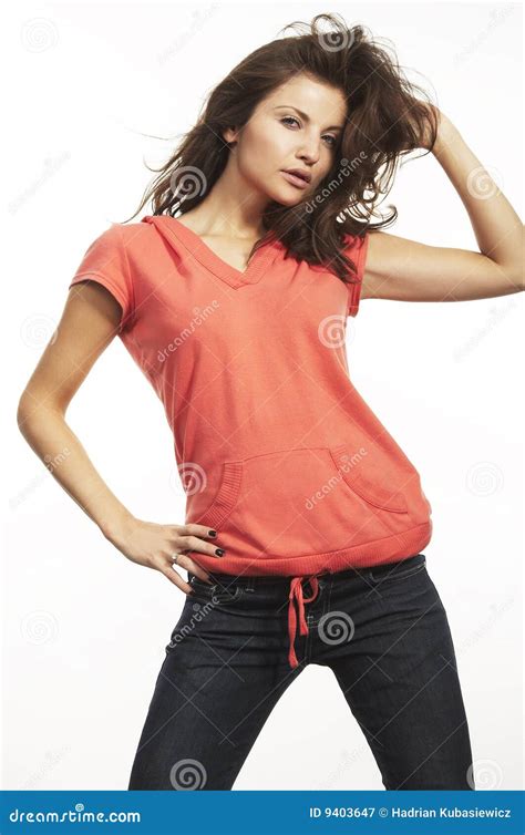 Beautiful Young Fashion Model Stock Image Image Of Beautiful Natural