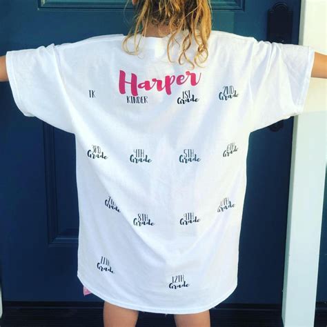 Class Of Shirt Handprint Or Years — Niki Williamson Designs
