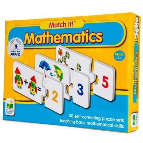 The Learning Journey Match It Mathematics Puzzle Set Ages 3 Ebay