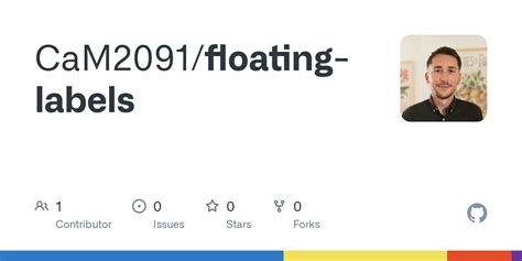 GitHub CaM Floating Labels