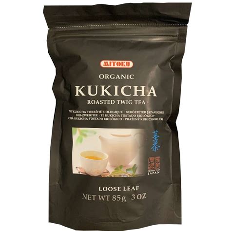 Organic Japanese Kukicha Twig Tea Mitoku Low Caffeine Loose Leaf