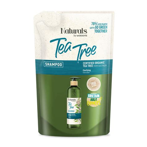 Buy Naturals By Watsons Tea Tree Shampoo Refill 450ml Watsons