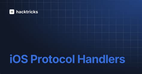Ios Protocol Handlers Hacktricks