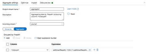 dataset how to copy latest folder files to existing table using azure