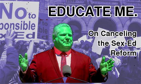 Educate Me On Canceling The Sex Ed Reform North Shore Counter Info