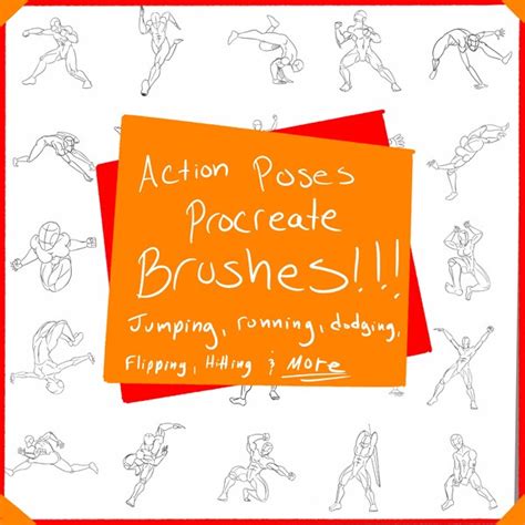 Action Pose Procreate Etsy