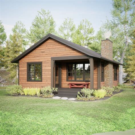 Small Cabin Plans With Porch