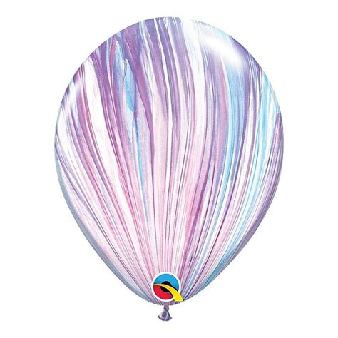 Balão De Festa Látex Liso Decorado Superagate Fashion 11 27cm 25 Unidades Qualatex