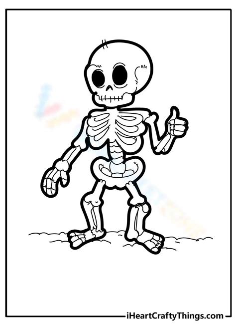 Joyful Dancing Skeleton Worksheet