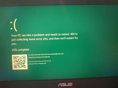 What Is The Green Screen Of Death In Windows 10