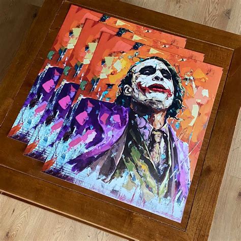 Joker Heath Ledger Poster