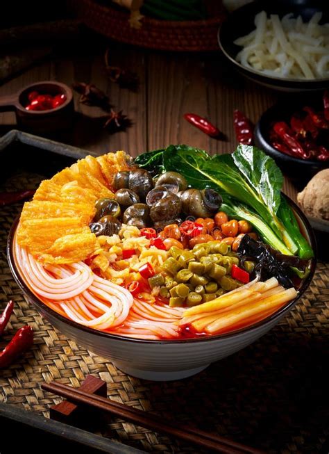 Picture Of Luosifen Or Rice Noodles With Snailliuzhou River Snails