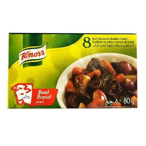 Knorr Beef Flavoured Bouillon Cubes 80g Chefs Depot