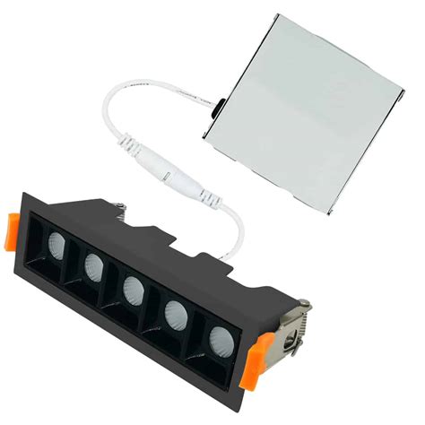 Bazz 5 Head Integrated Led Recessed Light Fixture Dimmable Downlight