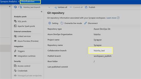 New Synapse Workspace Not Loading Existing Notebooks From Azure Dev Ops Git Microsoft Qanda