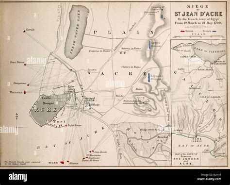 Siege Of St Jean Dacre By The French Army Of Egypt March 19 May 21