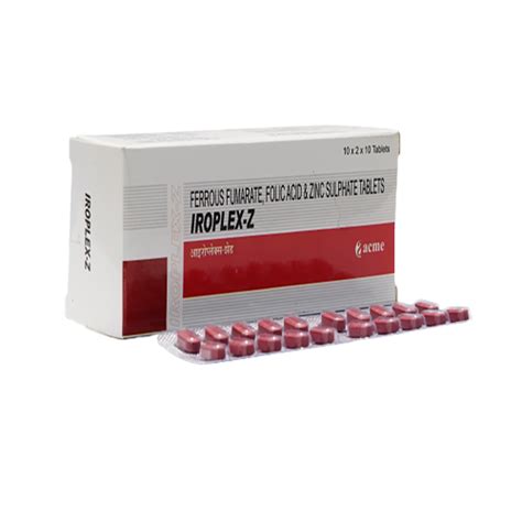 Iroplex Z Tablets Acme Pharmaceuticals