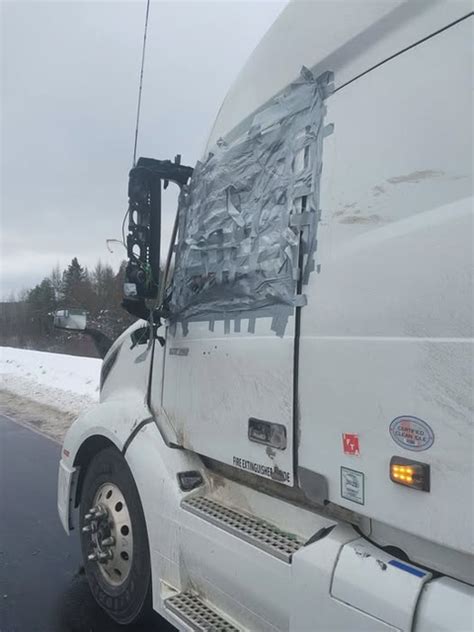 Makeshift Window Draws Charges For Commercial Truck Driver North Bay Nugget