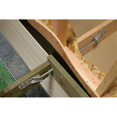 Simpson Strong Tie 14 Gauge Zmax Coating Dtt Deck Tension Tie Kit With