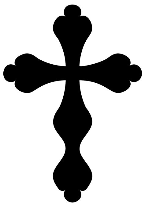 Download Stylized Cross Silhouette Svg Freepngimg