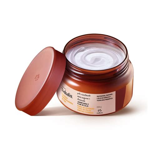 Manteiga Uniformizadora De Tom Tododia Jambo Rosa E Flor De Caju Natura