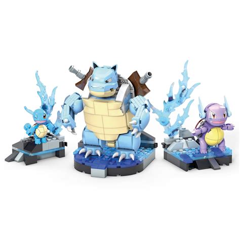 Mega Construx Pokémon Squirtle Evolution Set Construction Set Square