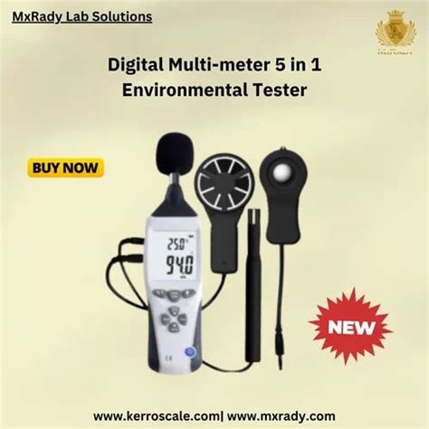 Digital Multi Meter 5 In 1 Environmental Tester At ₹ 15000 Piece New