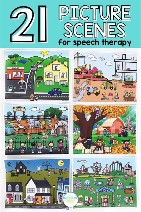 Printable Picture Scenes For Speech Therapy