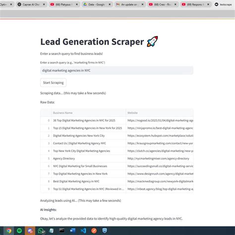 Leadgeneration Ai Webscraping Salesautomation Marketingtech