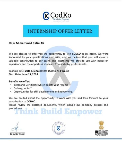 Datascience Virtualintern Codxo Datascience Internship