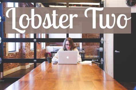Lobster Two Font
