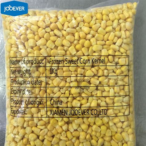 Iqf Frozen Sweet Corn Kernels Jooever