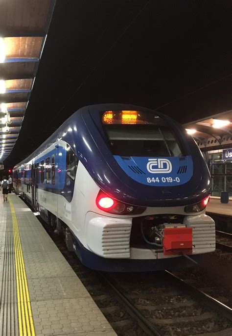 Čd Class 844 In Ústí Nad Labem This Route Is Usually Operated By Class