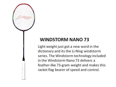 Li Ning Windstorm Nano 770 Lite Badminton Racket Buy Li Ning Windstorm Nano 770 Lite Badminton