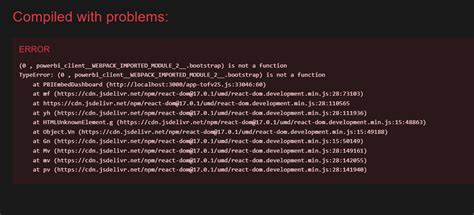 Powerbibootstrap Not Working Npm Powerbi Client Microsoft