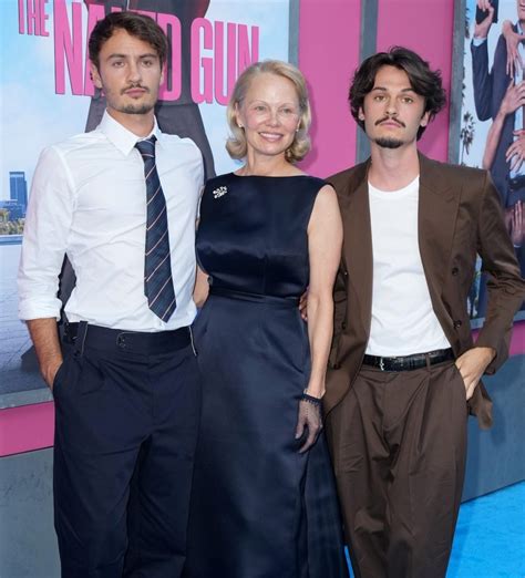 Meet Pamela Andersons 2 Sons Brandon And Dylan With Tommy Lee Us Weekly