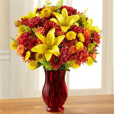 Fall Lilies Carnations And Mums