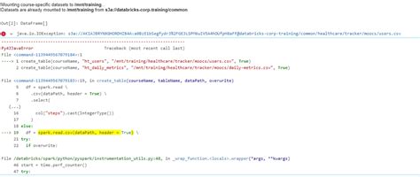 Error While Running Run Includesclassro Databricks