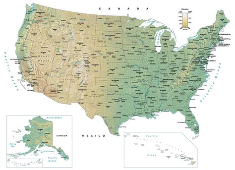 Map Of Usa United States Of America Gis Geography