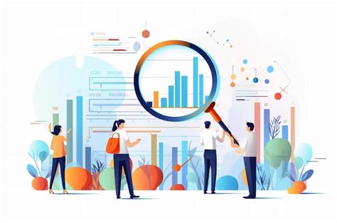 Premium Vector Business Analysis Research Graphic Concept