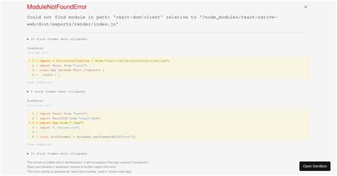 React Native Horizontal Timeline Examples Codesandbox