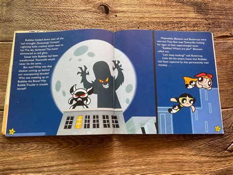 The Powerpuff Girls Book Bubble Trouble 2000 Etsy